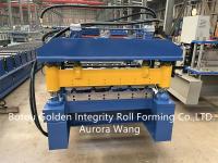 China Single Layer metal  Roofing Sheet Roll Forming Machine ISO9001 CE for sale
