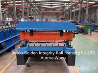 China 15m/Min Roof Panel Roll Forming Machine Welded Sheet Structure for sale