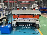 China Steel Profile Roof Panel Roll Forming Machine Galvanized Trapezoidal Roll Forming Machine for sale