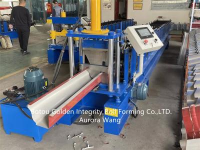 China Rain Pipe Spout Gutter Rolling Machine 0.3-0.7mm Galvanized Steel Coil for sale