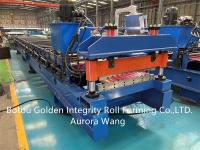 China Buildings Metal Roof Corrugated Sheet Roll Forming Machine ISO9001 CE for sale