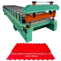 China Metal Corrugated Roof Sheet Roll Forming Machine Cold Galvanizing Line for sale