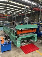 China Metal Corrugated Roof Sheet Roll Forming Machine Cold Galvanizing Line for sale