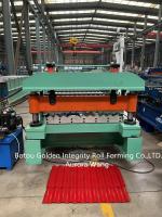 China Metal Corrugated Roof Sheet Roll Forming Machine Cold Galvanizing Line for sale