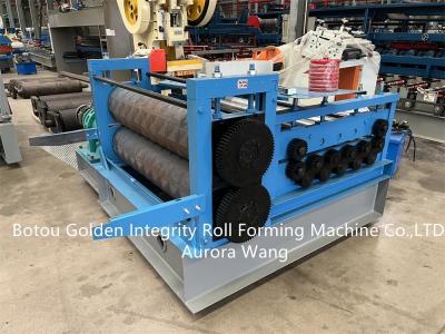 China Aluminium Steel Sheet Cold Roll Forming Machine CE Sheet Metal Embossing Machine for sale