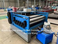 China Aluminium Steel Sheet Cold Roll Forming Machine CE Sheet Metal Embossing Machine for sale
