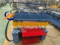 China 380v Corrugated Sheet Roll Forming Machine 18m/Min Corrugated Iron Sheet Making Machine for sale