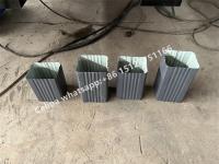China 380V 50HZ 3 Phase Roof Ridge Cap Roll Forming Machine Downspout No.45 Steel Coated for sale