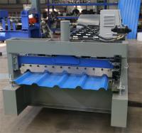 China High speed zinc roofing roll forming machine trapezoidal sheet making machine for sale