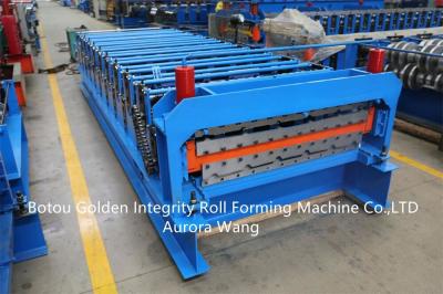 China Double layer deck roof plate sheet panel tiles roll forming making machinery roll forming machine for sale