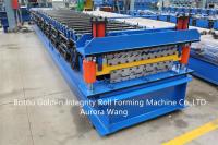 China Customized steel roll used roofing sheets making machine double layer roof tile making forming machine for sale