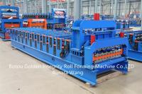 China Customized Double Rib Layer Trapezoidal Sheet And Corrugated Tile Roof Roll Forming Machine for sale