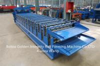 China Combined double layer building material machinery Trapezoidal roof tile building material roll forming machine for sale