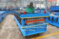 China Hot Sale ibr trapezoidal ribtype and corrugated iron roof sheet making double layer roll forming machine for sale