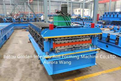 China Hot Sale ibr trapezoidal ribtype and corrugated iron roof sheet making double layer roll forming machine for sale