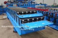 China Double layer trapezoidal roof tile building material roll forming machine manufacturer for sale
