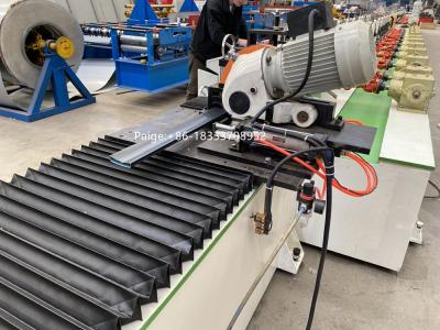 China 55/77/89 types of Double layer slat pu foam rolling shutter door roll forming machine for sale