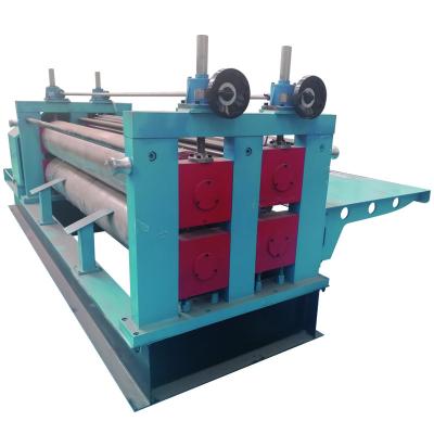China Barrel Corrugated Sheet Roll Forming Machine 0.1-0.5mm Hydraulic cutting system for sale