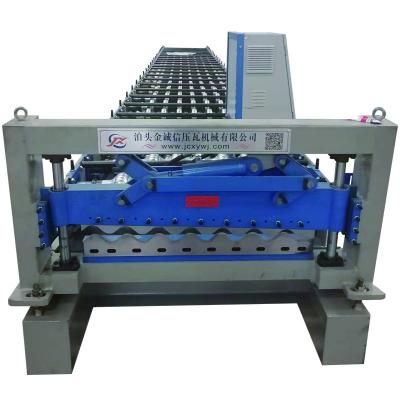 China 380v Corrugated Sheet Roll Forming Machine 18m/Min Corrugated Iron Sheet Making Machine for sale