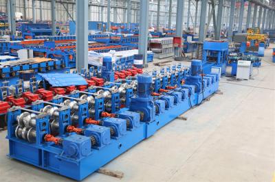 China Galvanized Highway Guardrail Machine W Beam Guardrail Roll Forming Machine for sale