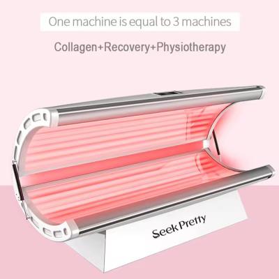 China 2025 New Hot Sell Horizontal Solarium Sunbed Tanning Machine Beauty Salon Light Therapy Device for Whole Body Tan Beauty Skin Care Combines UVA and UVB for Sale Salon Bronzing Machine. for sale
