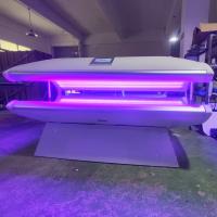 China 2025 Lying Down Home Tanning Bed Booth Taning Machine Solarium Sunbed For Skin Tanning UV Tanning Machine Whole Sale Commercial Sunless Sunbed Standing Solarium for Tanning Salon Beauty Equipment. for sale