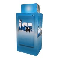China Outdoor Merchandiser Ice Storage Fridge Commercial Solid Door Ice Freezer for sale