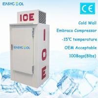 China Commercial Refrigerated Bagged Ice Storage Bin for sale