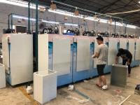 China Outdoor Merchandiser Ice Storage Fridge Commercial Solid Door Ice Freezer for sale