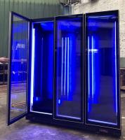 China Bar Vertical Refrigerated Cooler Beer Bottle Display Fridge for sale