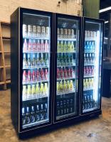 China Commercial Upright Showcase Glass Door Display Beer Refrigerator Cooler for sale