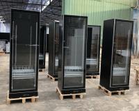 China Bar Beer Beverage Display Refrigerator Full Glass Door Vertical Chiller for sale