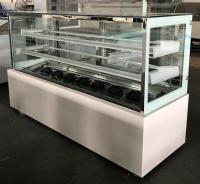 China 2.0m Cake Cabinet Refrigerated Bakery Cake Dessert Showcase for sale