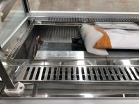 China 4 Layers Bakery Glass Showcase , 6ft Square Glass Sweet Display Case for sale
