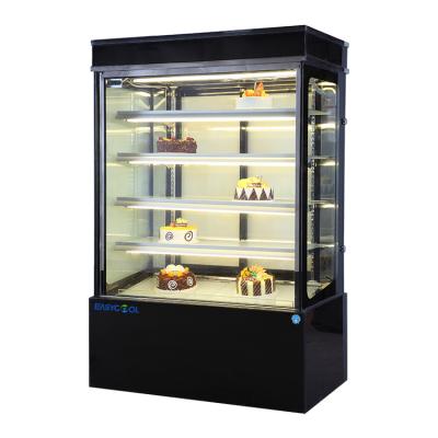 China Bakery Display Refrigerator,  1.2M Cake Showcase Back Sliding Glass Door for sale