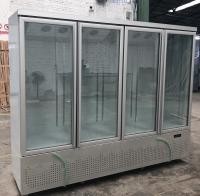 China Bottom Mount Commercial Beverage Refrigerator , 4 Doors Display Freezer for sale