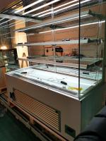 China Fan Cooling Bakery Glass Showcase 4ft , Open Showcase Chiller 1200*700*1900mm for sale