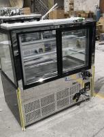 China Dessert Cake Showcase Bakery Display Refrigerator with Marble Base Fan Cooling for sale