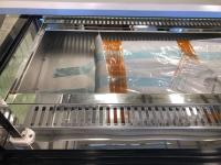 China 1.5m Bakery Glass Showcase , Vertical Dessert Cake Pastry Chocolate Display Fridge for sale