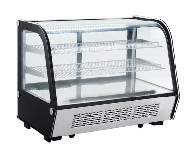 China Newly Desktop Cake Showcase Commercial Bakery Glass Display Refrigeration Equipment for sale