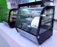 China Newly Desktop Cake Showcase Commercial Bakery Glass Display Refrigeration Equipment for sale