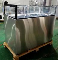 China 2.0m cold sandwich dessert showcase with back sliding glass door for sale