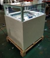 China 2.0m cold sandwich dessert showcase with back sliding glass door for sale