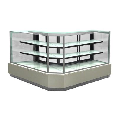 China Commercial Cake Display Showcase , 2 Shelf Type Refrigerated Bakery Display Case for sale