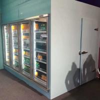 China Walk In Freezer Cold Room Glass Door Cold Room Storage Cold Room With Glass Door Display for sale