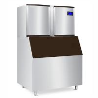 China 700kg/24hr SS Commercial Ice Maker Machine Large Ice Cube Maker for sale