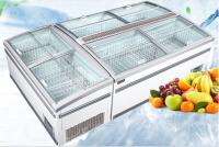 China Supermarket frozen food combined island freezer display cabinet for sale