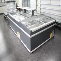 China Supermarket freezer combination island cabinet freezer for ice cream sea food for sale