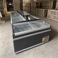 China Sliding glass door display freezer/ Supermarket island freezer for sale