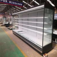 China Supermarket Upright Cooler Commercial Multideck Open Front Display Chiller Cabinet For Drink And Vegetable for sale